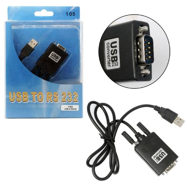 Кабель конвертер H52 USB to RS232, PS-40 купить в интернет-магазине ...
